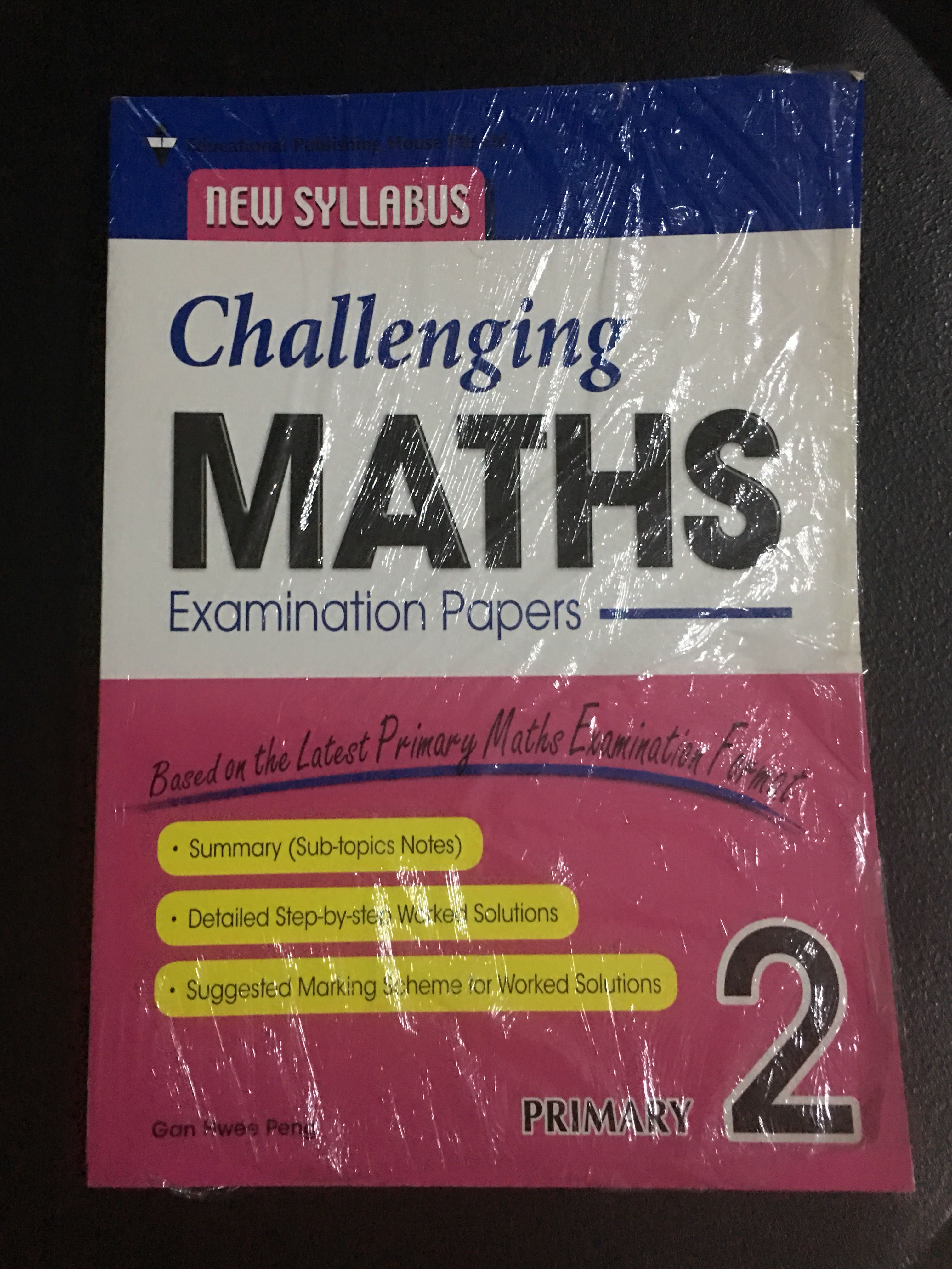 Challenging Math Examination Paper Primary Grade 2 - New, Hobbies ...