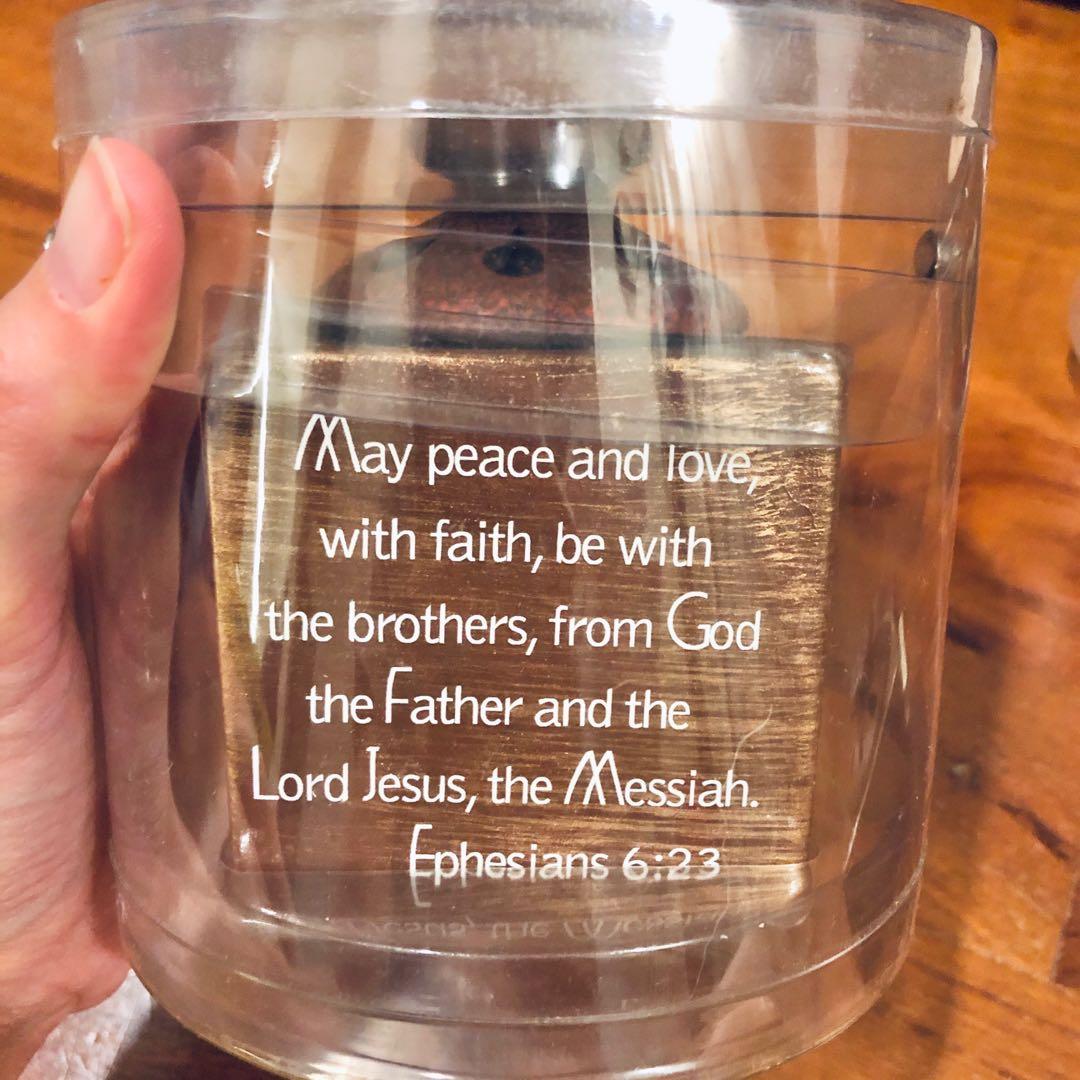 Christian Aroma diffuser & candle holder (bible verse), Everything Else ...