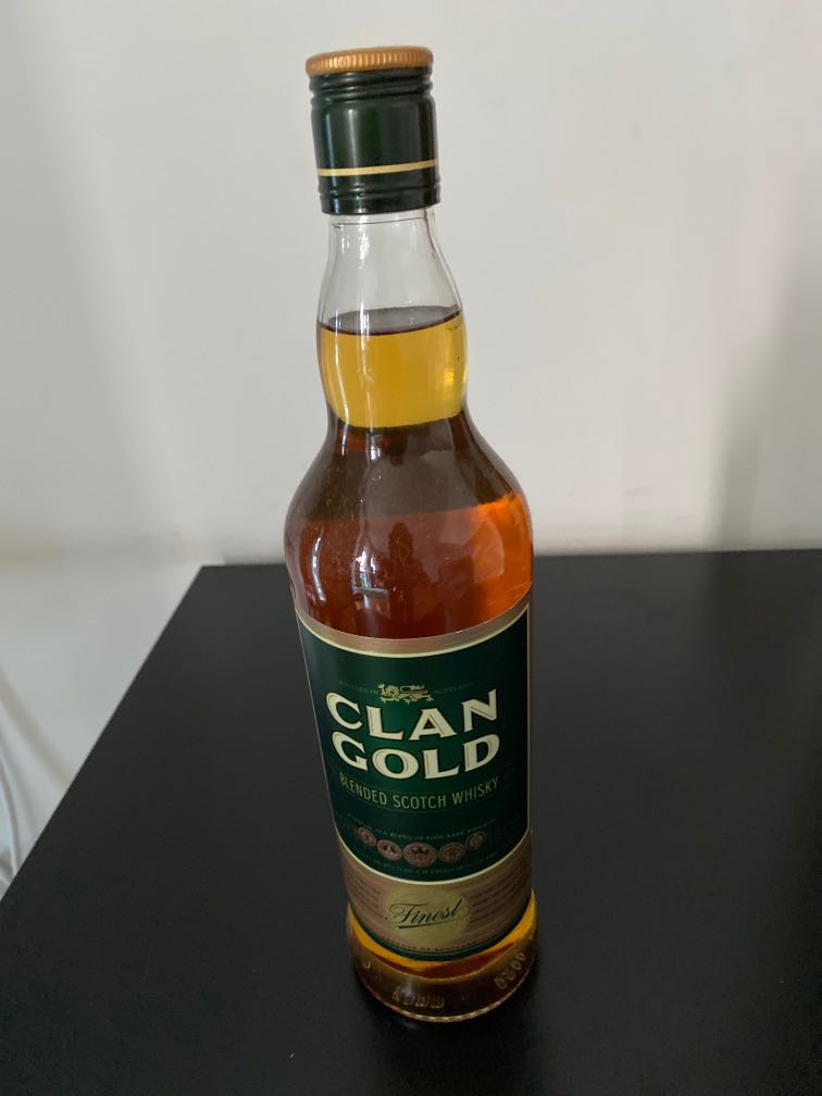 Clan Gold Whisky, Food & Drinks, Alcoholic Beverages on Carousell