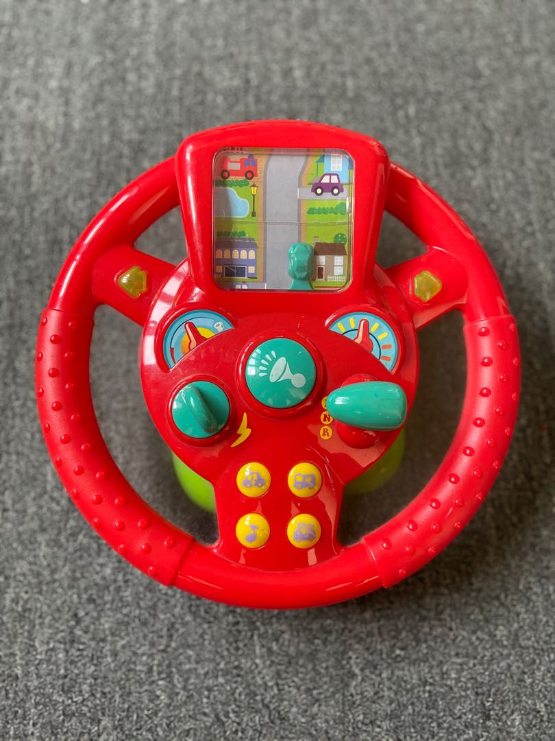 Driving wheel toy, Hobbies & Toys, Toys & Games on Carousell