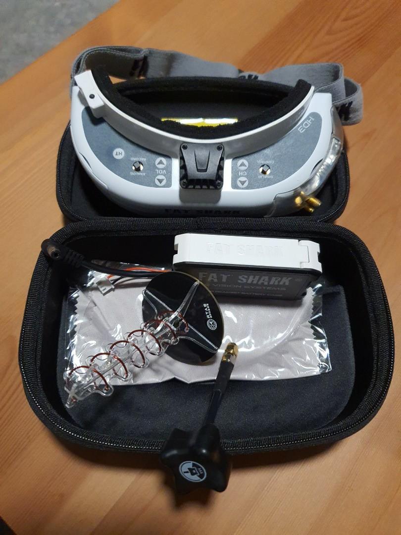 Fatshark hd3 with True D module, Photography, Drones on Carousell