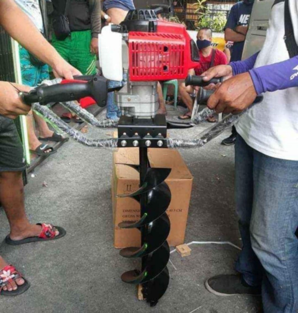 FUJI EARTH AUGER (PAMBUTAS NG LUPA ) MADE IN JAPAN 63cc, Furniture ...