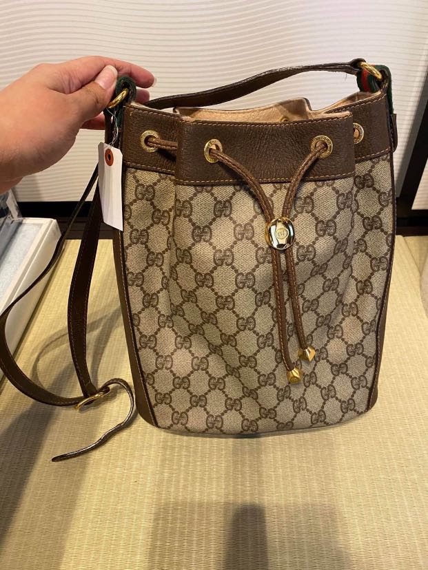 Gucci Bucket Bag, Luxury, Bags & Wallets on Carousell