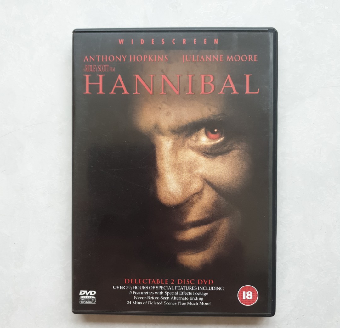 Hannibal DVD 2 Disc Special Edition Rare, Hobbies & Toys, Music & Media ...