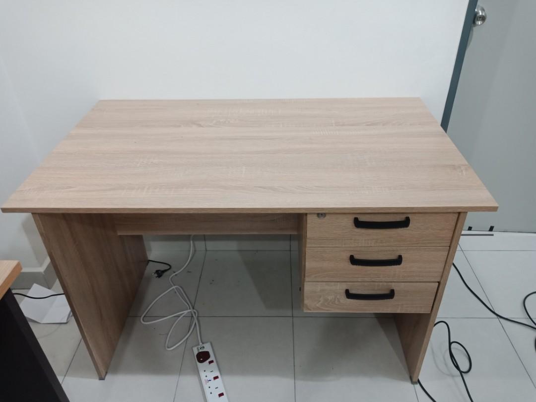 Home office table., Furniture & Home Living, Furniture, Tables & Sets ...