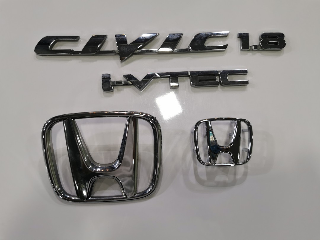 Honda Civic FD emblems, Car Accessories, Accessories on Carousell