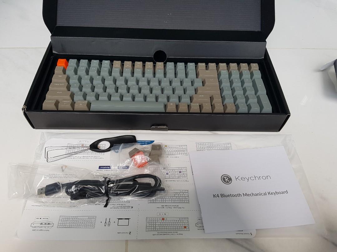 Keychron K4 - RGB mechanical keyboard - Optical Brown switches ...