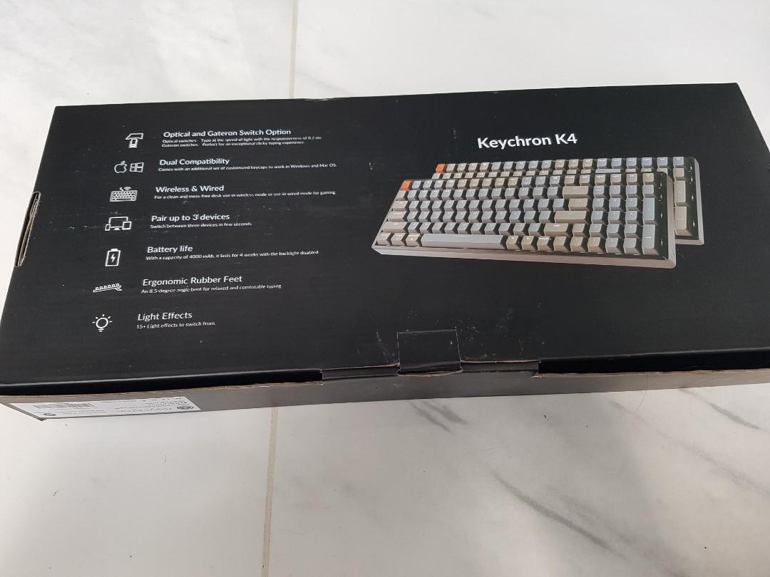 Keychron K4 - RGB mechanical keyboard - Optical Brown switches ...