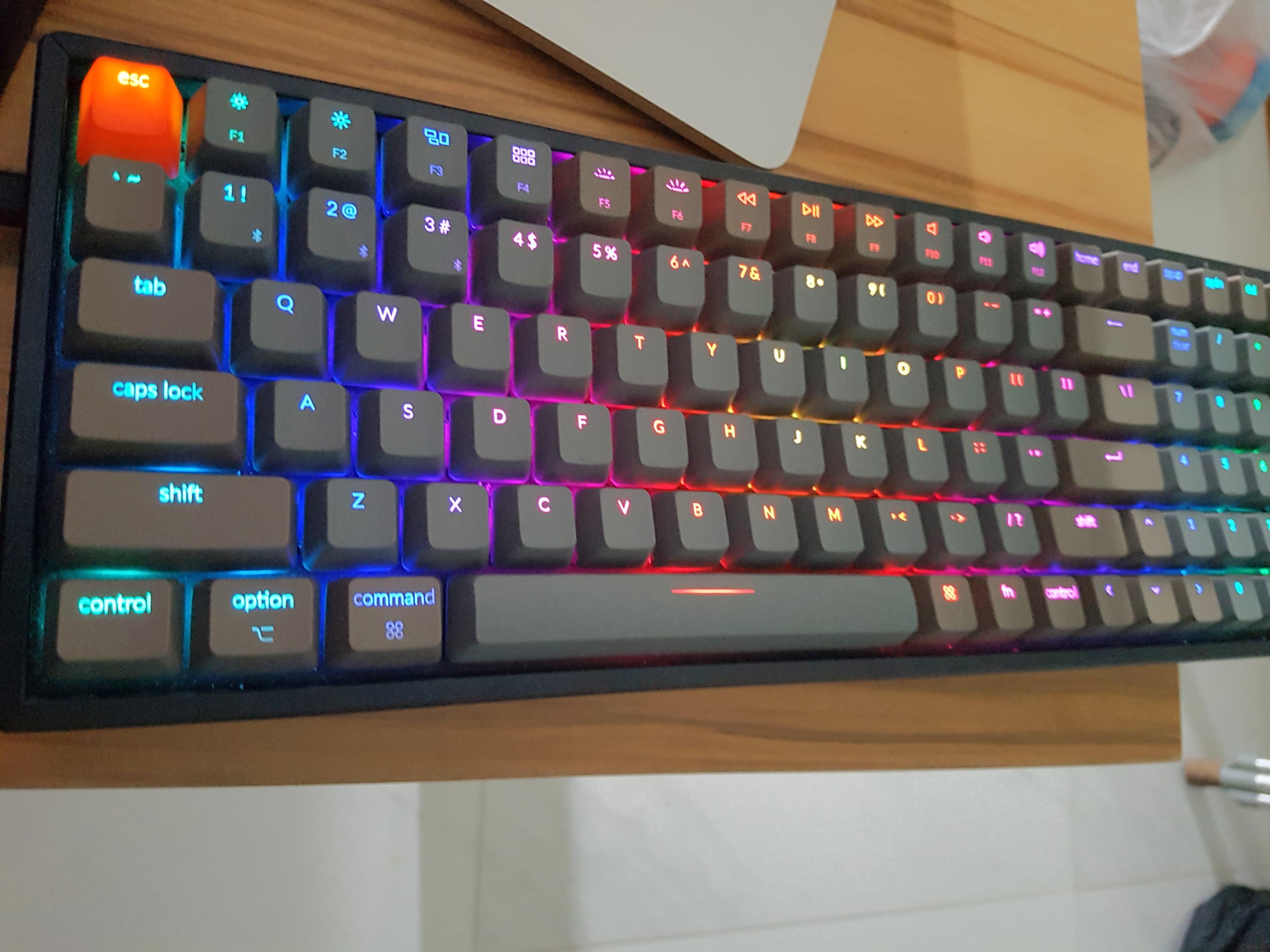 Keychron K4 - RGB mechanical keyboard - Optical Brown switches ...