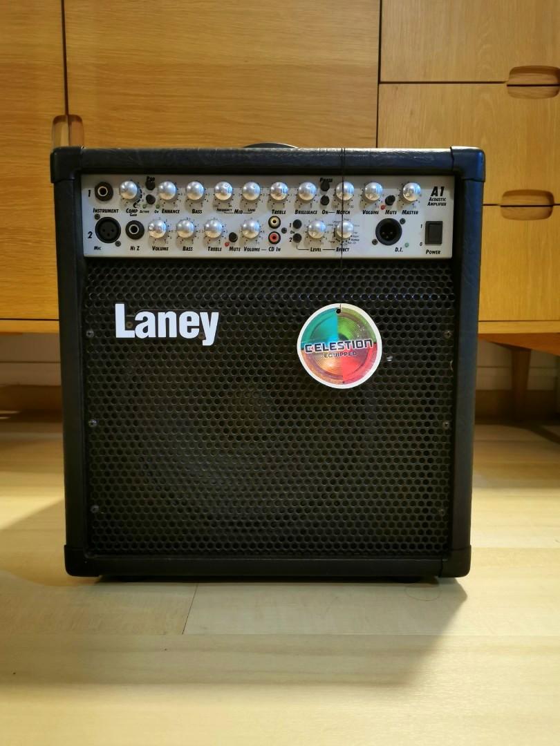 Laney A1 120W 1x8" Acoustic Guitar Combo Amp Amplifier, Hobbies & Toys ...
