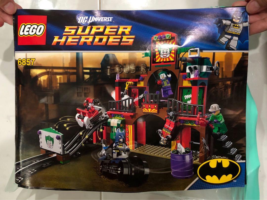 Lego 6857 The dynamic Duo Funhouse Escape, Toys & Games, Bricks ...