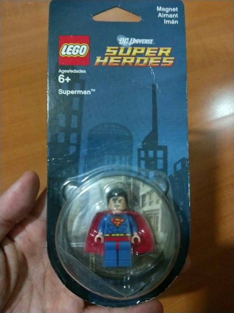 Lego Superman magnet, Toys & Games, Bricks & Figurines on Carousell