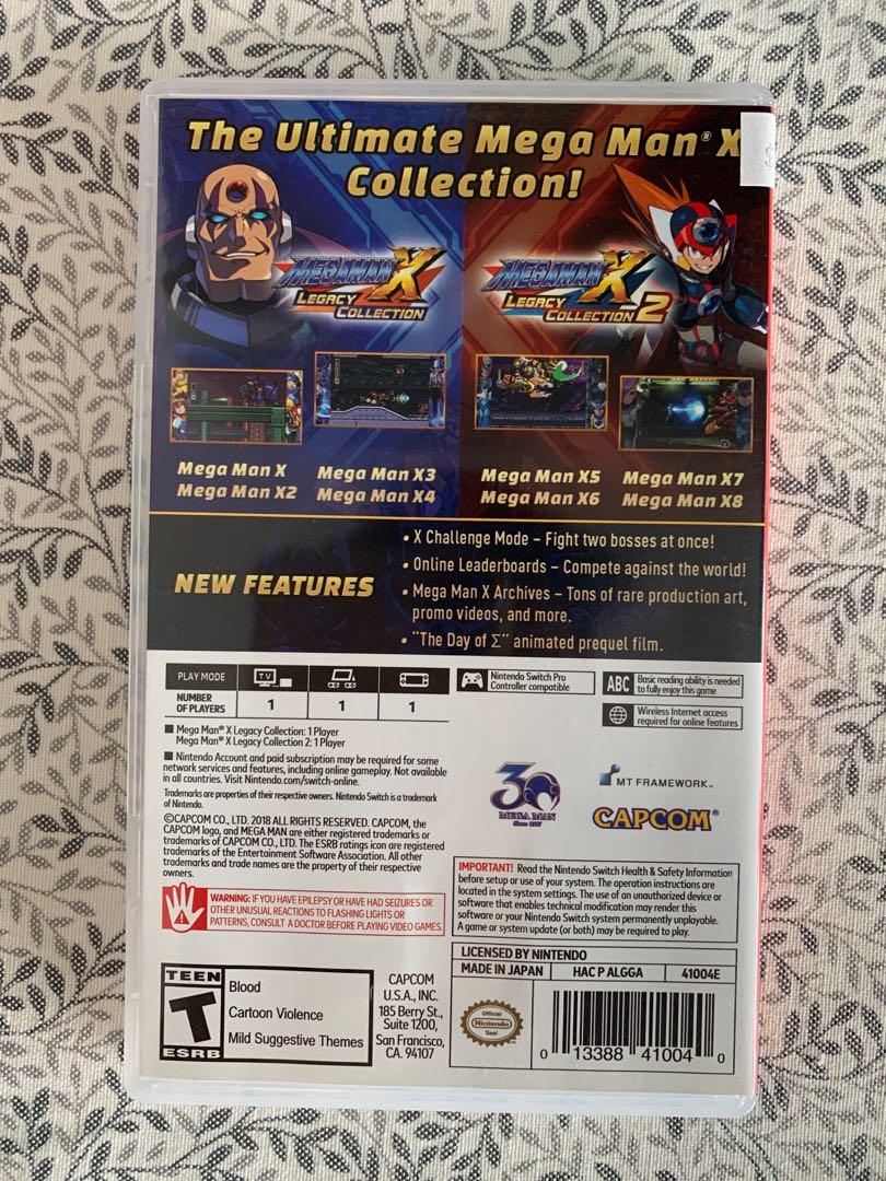 Megaman X Legacy Collection 1 + 2 (Nintendo Switch), Video Gaming ...