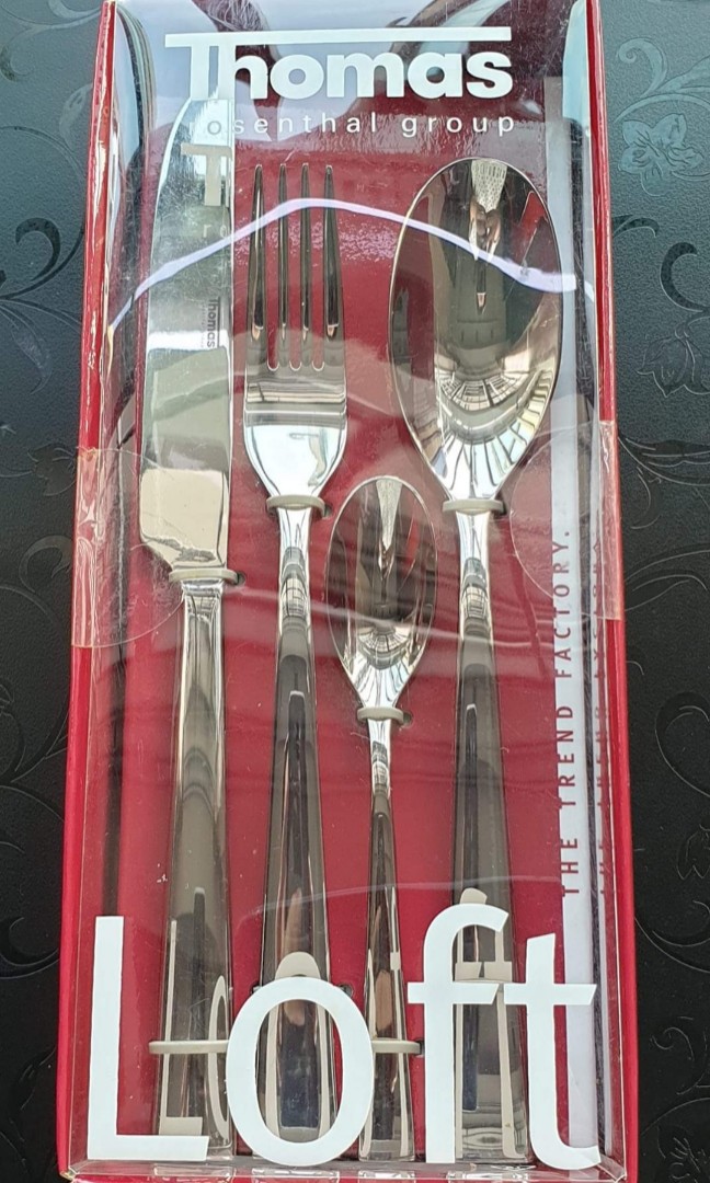 Brand New Thomas Rosenthal Cutlery Set R.P $90, Furniture & Home Living ...