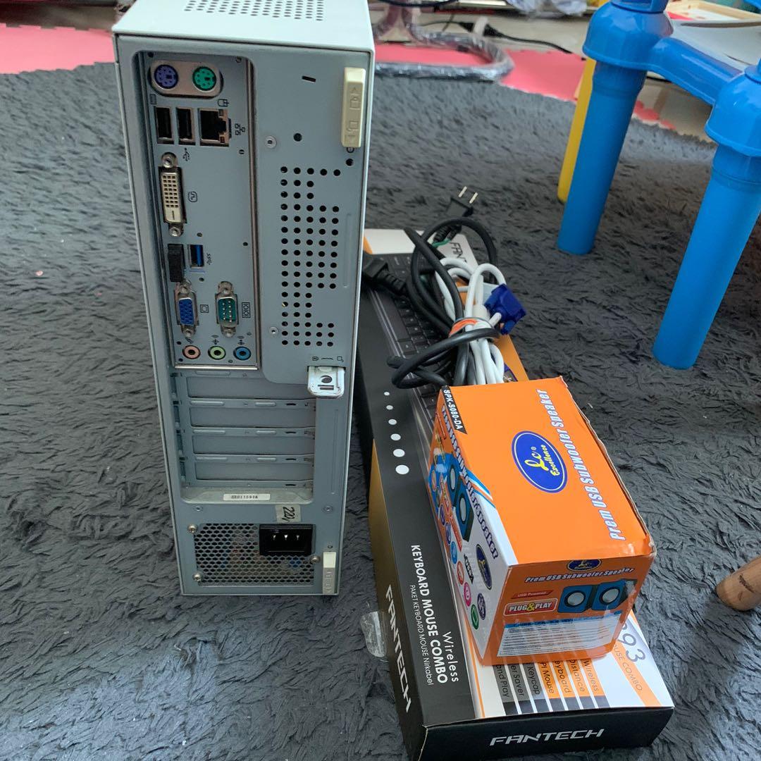 NEC CPU plus Wireless Keyboard Mouse and USB Speaker, Computers & Tech ...