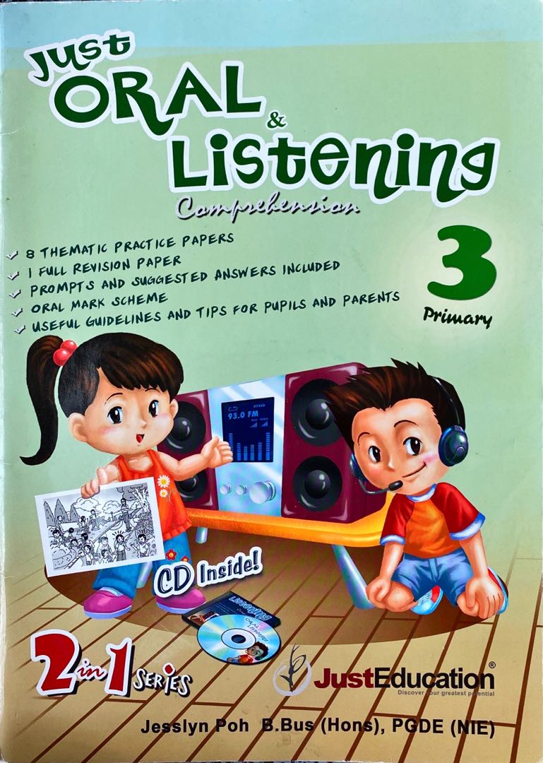P3 Just oral & listening comprehension with CD, Hobbies & Toys, Books ...