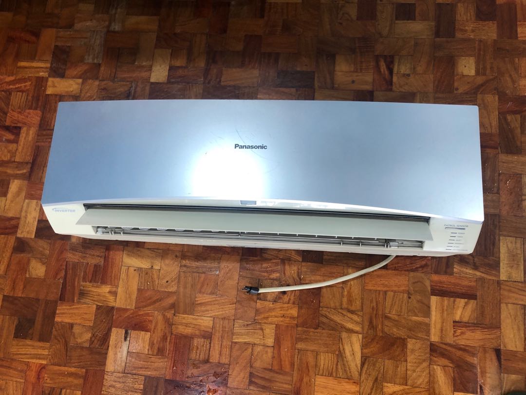 Panasonic 1.5hp inverter split type aircon, TV & Home Appliances, Air ...