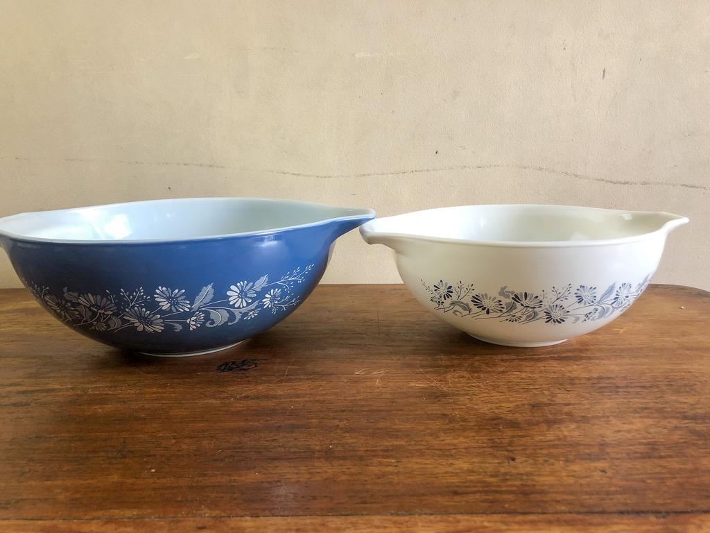 Pyrex Vintage 4-pc Mixing Bowl Set (USA Original) Never Been Used ...