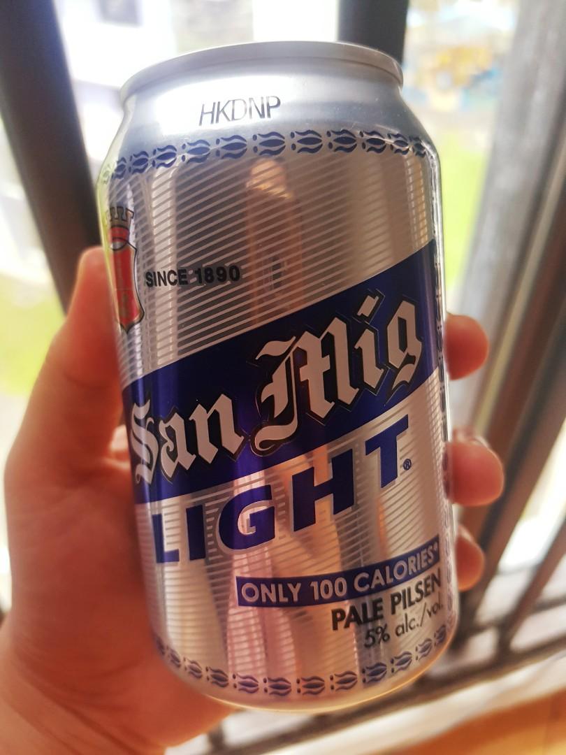 San Mig Light pale pilsen, Food & Drinks, Alcoholic Beverages on Carousell