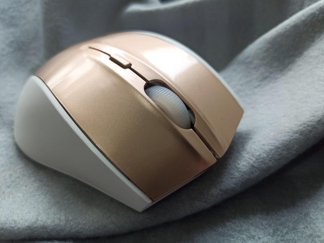 Silvertec Ergonomic Wireless Mouse Gold 5 Buttons, Computers & Tech ...