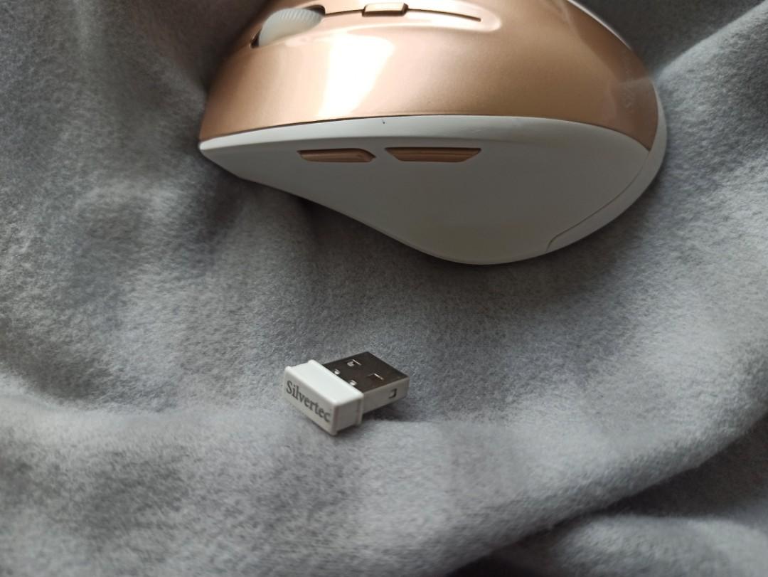 Silvertec Ergonomic Wireless Mouse Gold 5 Buttons, Computers & Tech ...