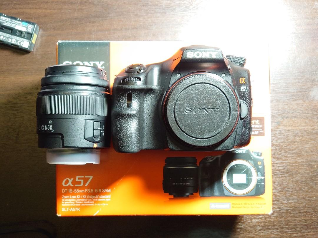 Sony A57 18-55mm, Photography, Cameras on Carousell