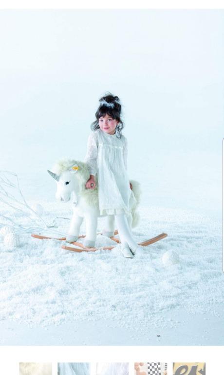 Steiff Starly Riding Unicorn Rocking Horse, Babies & Kids, Babies ...