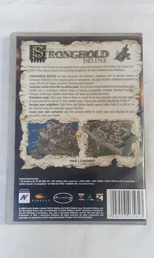Stronghold Deluxe PC CD ROM, Video Gaming, Gaming Accessories, In-Game ...