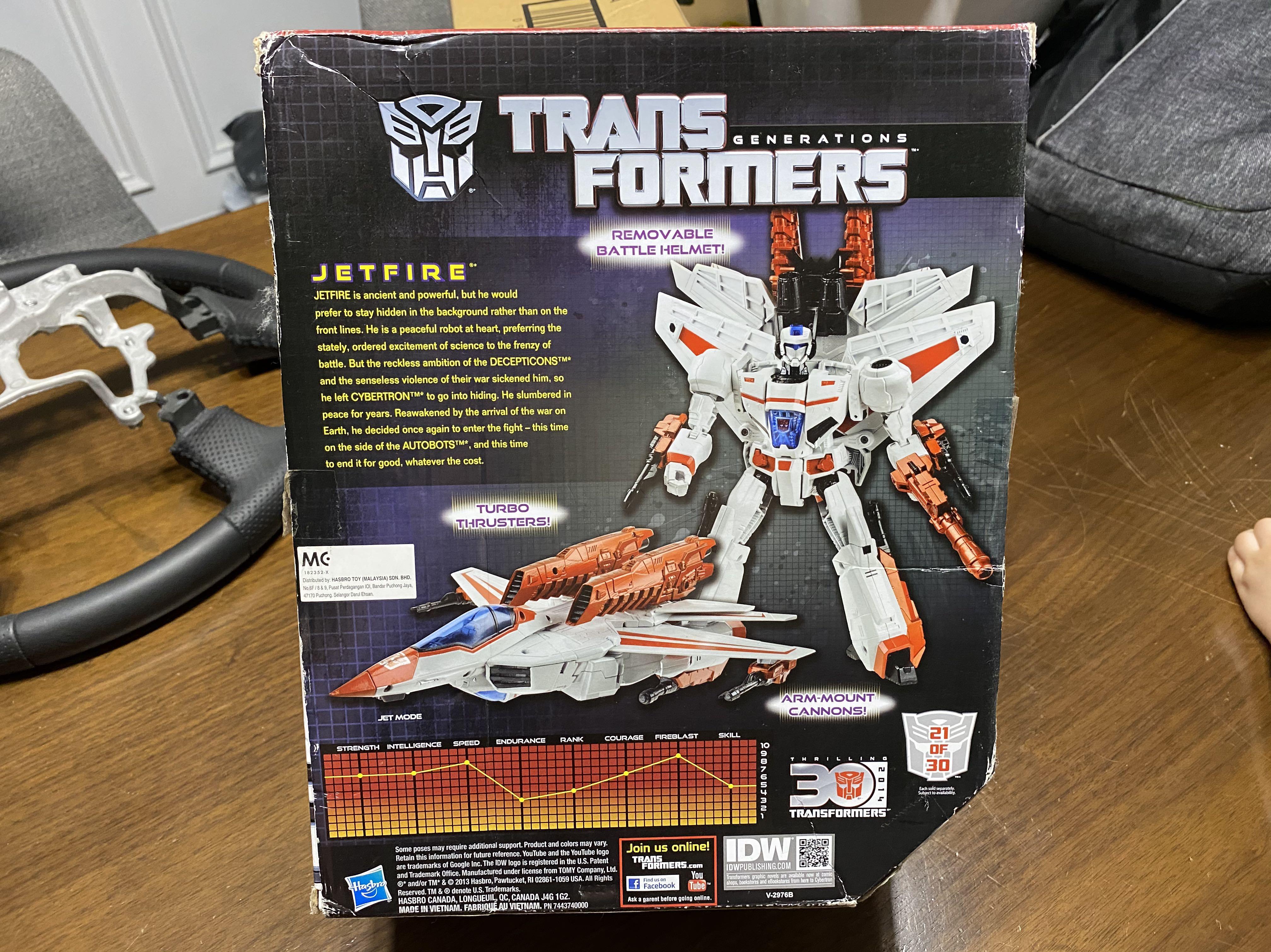 Transformers Jet Fire, Hobbies & Toys, Toys & Games on Carousell