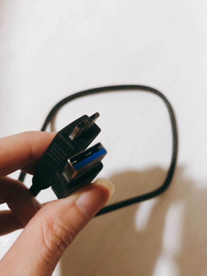 Usb 3.0 external hard disc cable around 60cm, Everything Else on Carousell