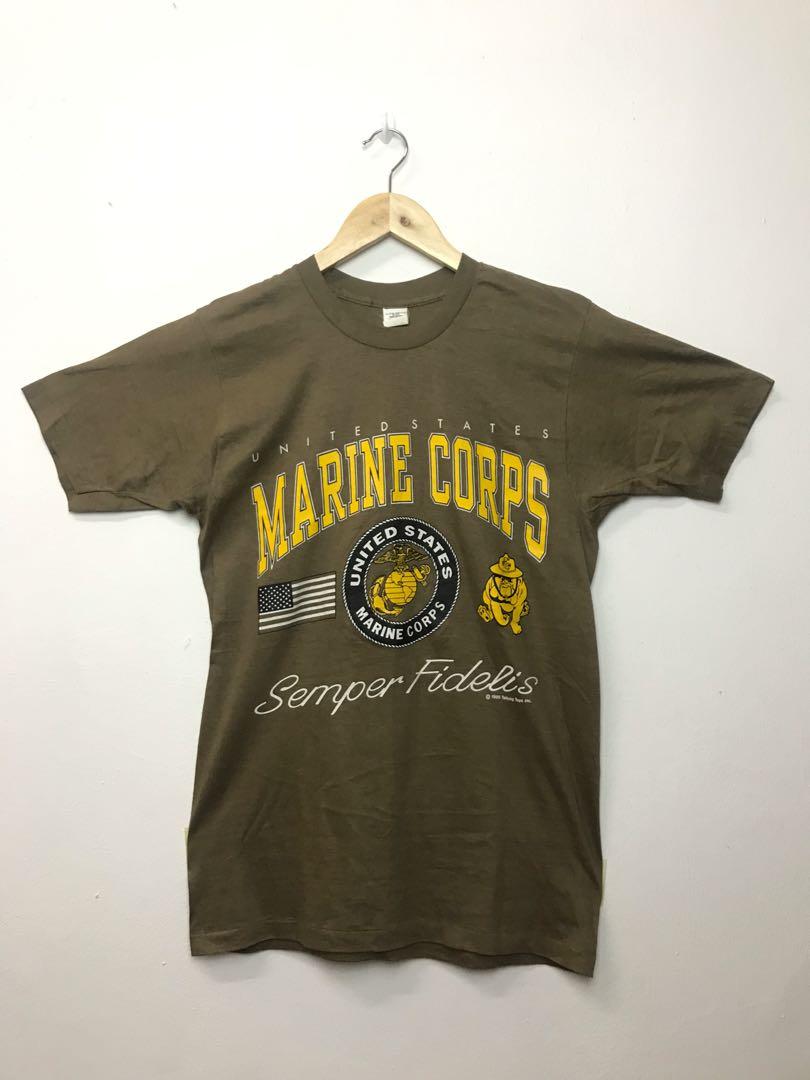 Vintage Deadstock US Marine Corps USMC Military Tees, Men's Fashion ...
