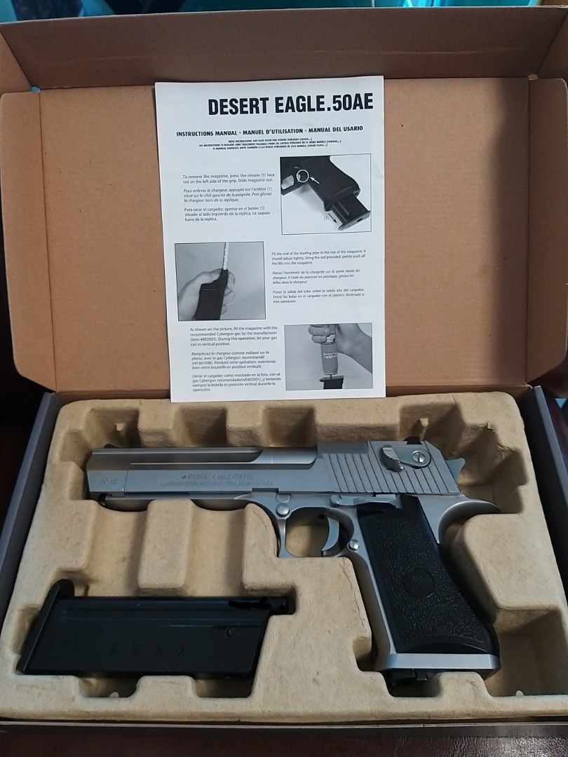 WE Cybergun Airsoft Desert Eagle 沙漠之鷹 GBB pistol gun 玩具模型 wargame 野戰 ...