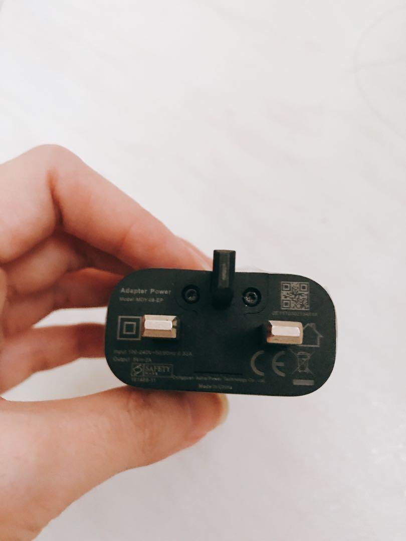 Xiaomi travel adaptor adjustable 3 pin wall charger MDY-08-EP adapter ...