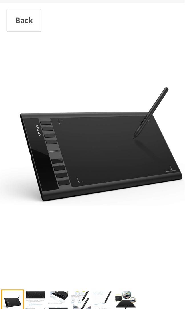 XP-PEN Star03 V2 Drawing Tablet 12 inch with 8 Hot Keys, Battery-free ...