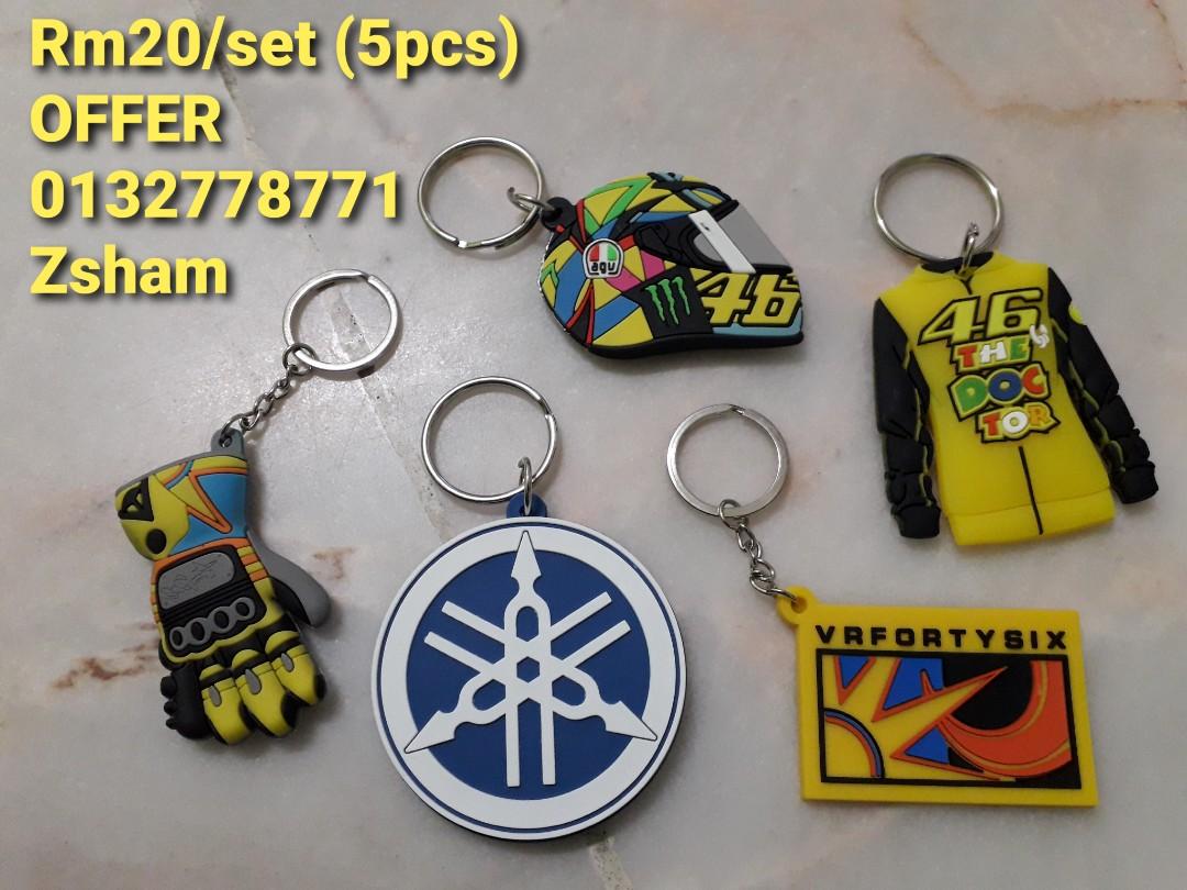 YAMAHA VR46 keychain, Auto Accessories on Carousell