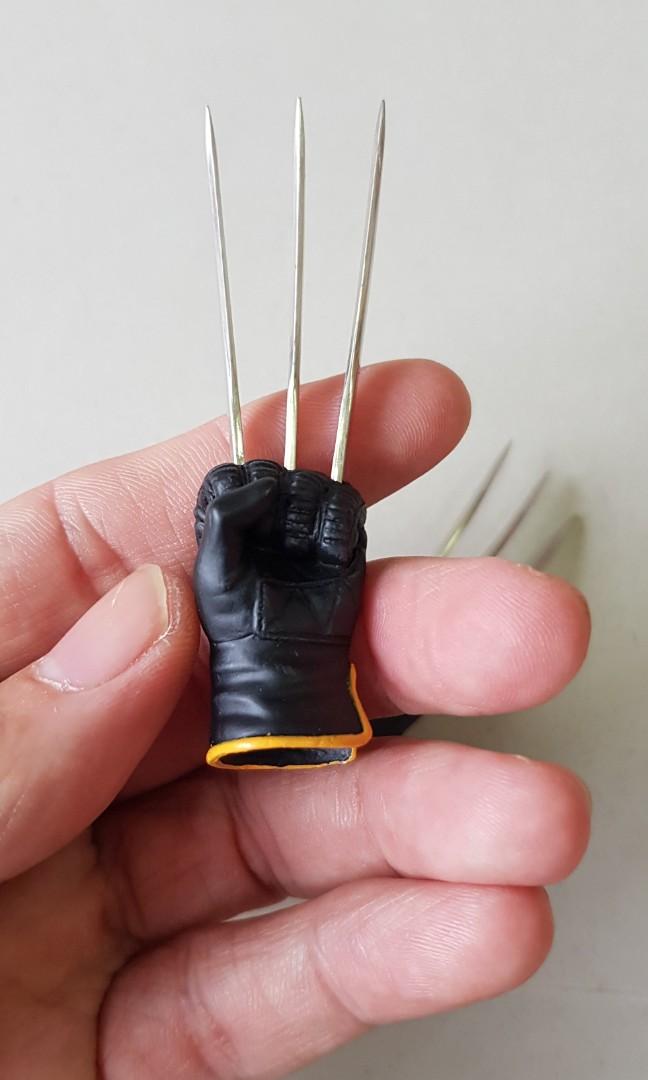 1/6 scale hot toys X men the last stand wolverine metal claw glove hand ...