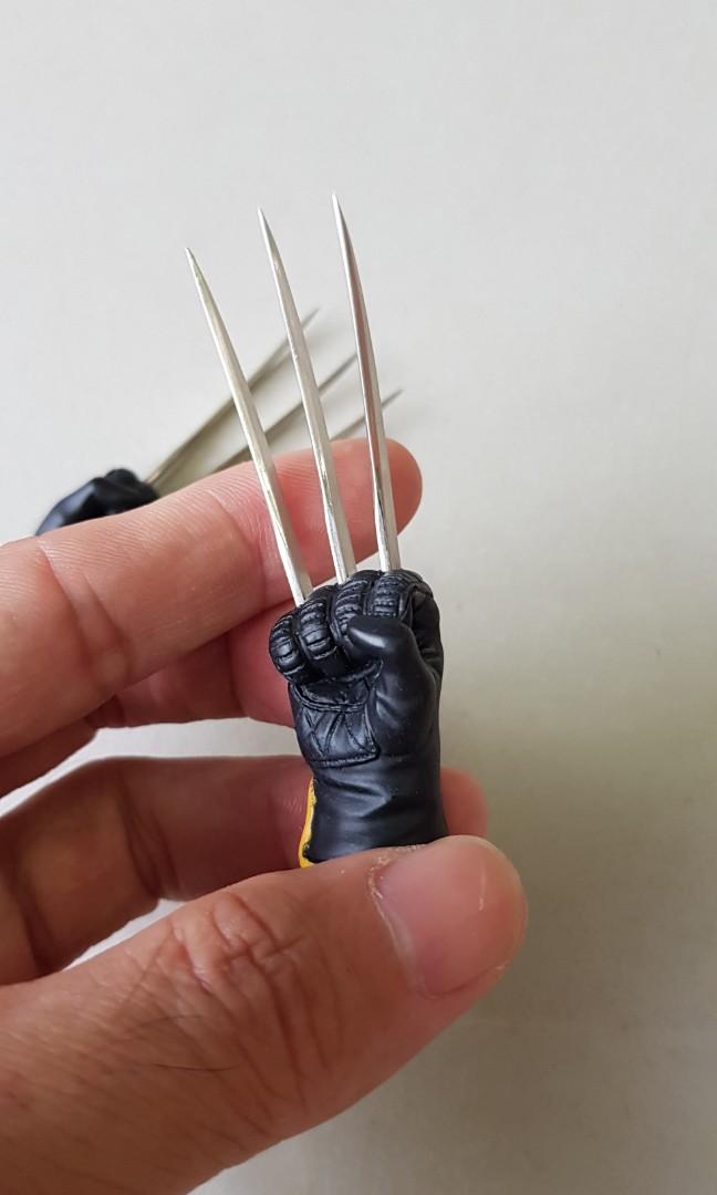 1/6 scale hot toys X men the last stand wolverine metal claw glove hand ...