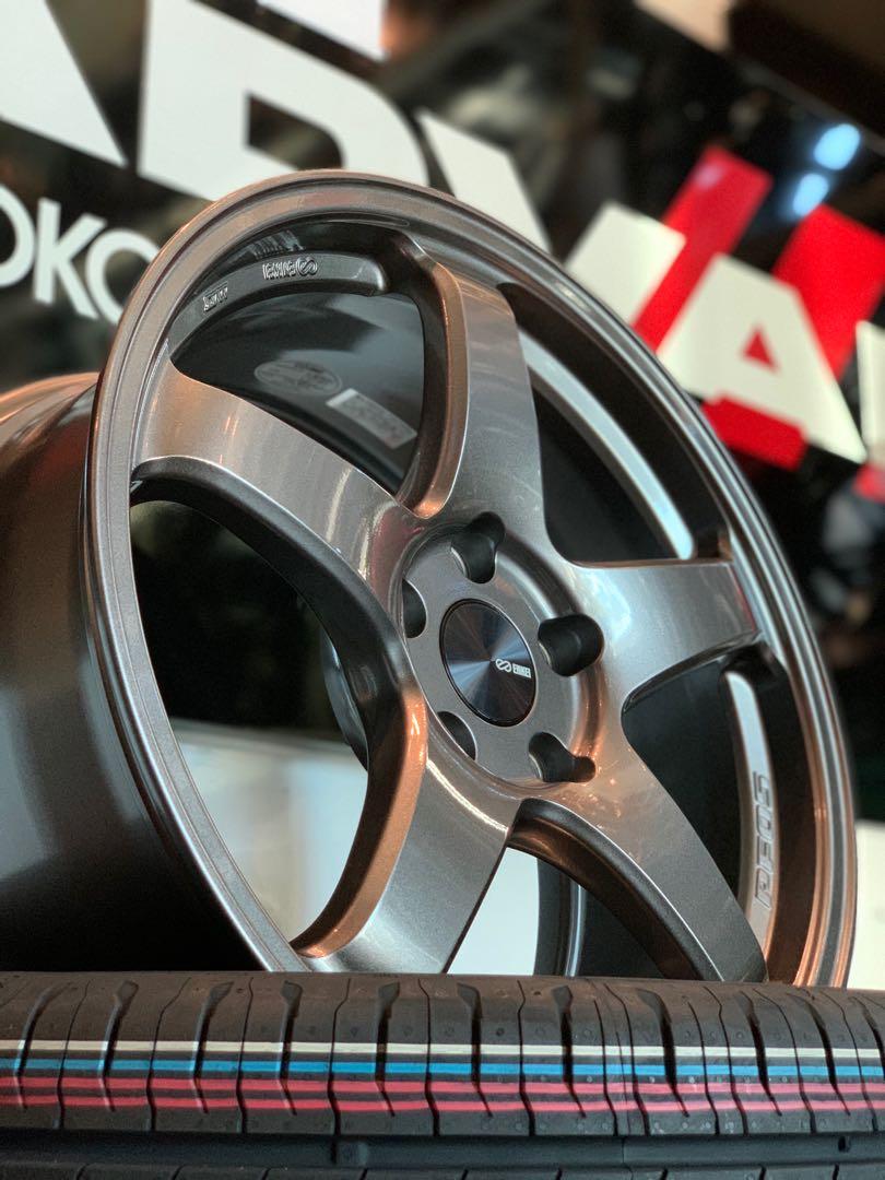 18" *ORIGINAL JAPAN* ENKEI PF05, Car Accessories, Tyres & Rims on Carousell