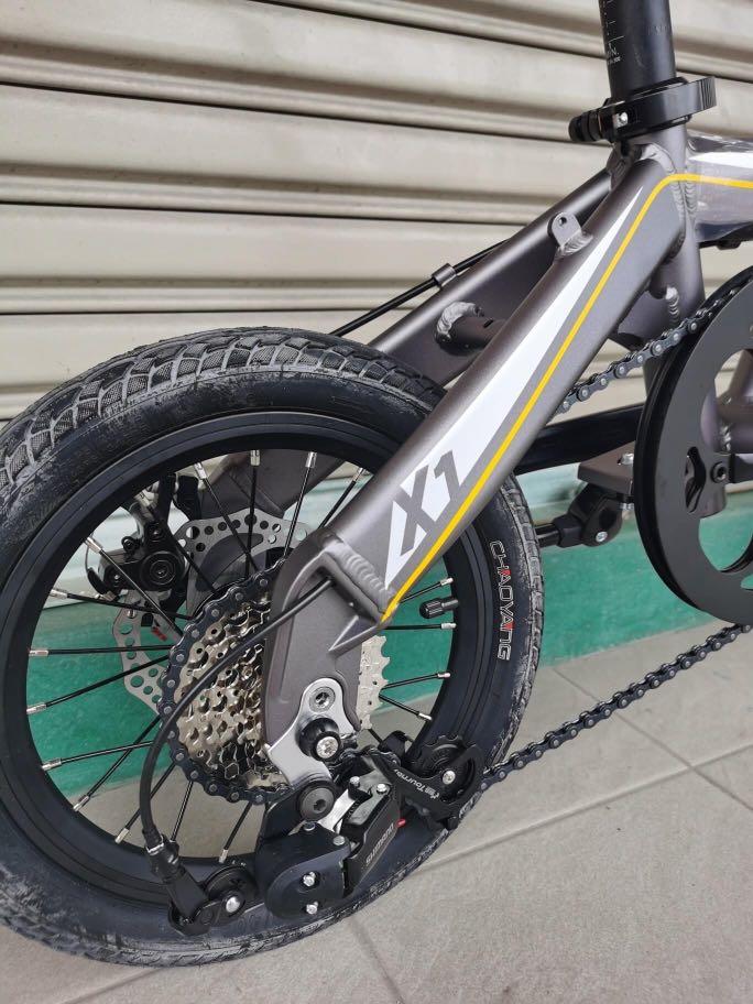 2020 新款外銷版 JAVA X1-7S-D 7速14吋鋁合金碟剎折叠車 送前後蛙燈叮叮, 運動產品, 單車及配件, 單車 - Carousell