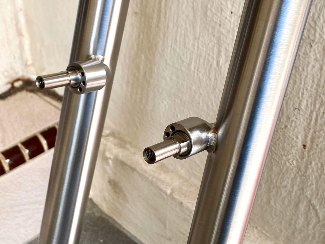 26” Mtb Titanium Rigid Fork V brake, Sports Equipment, Bicycles & Parts ...