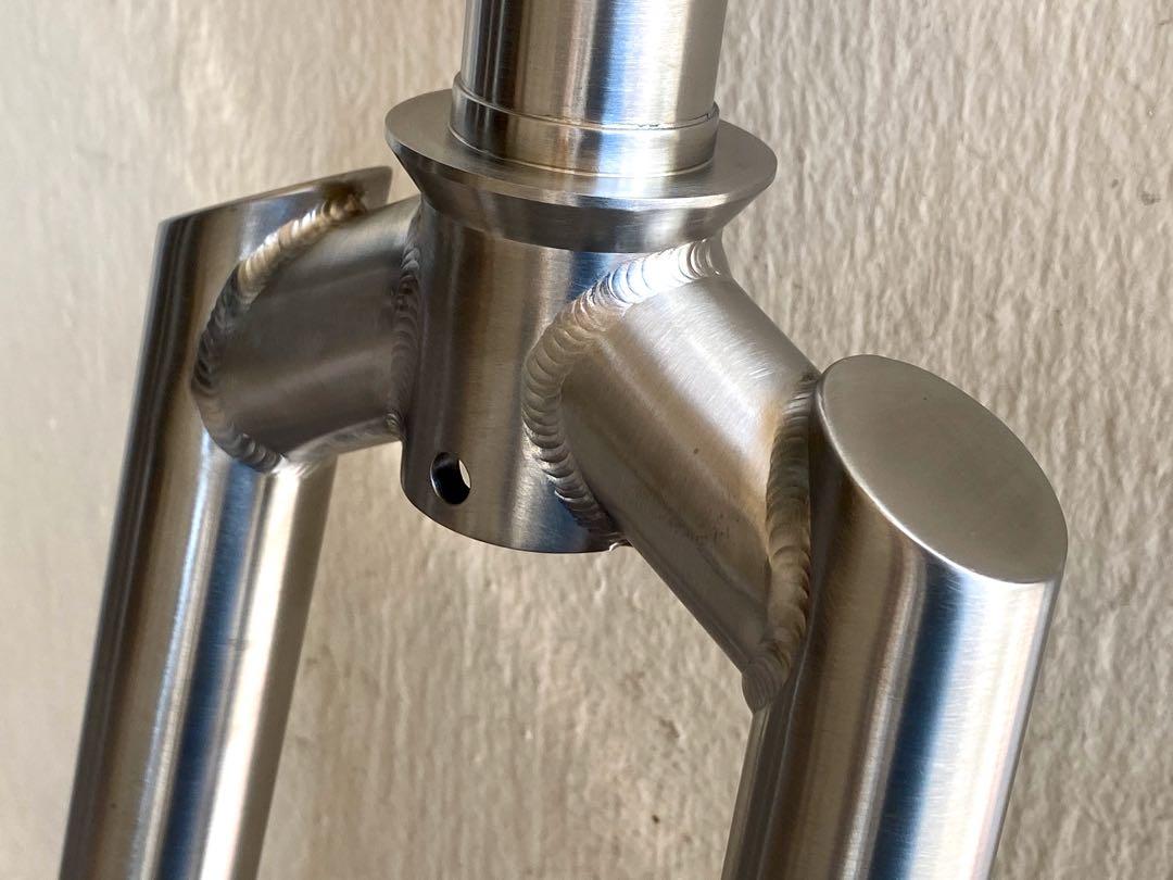 26” Mtb Titanium Rigid Fork V brake, Sports Equipment, Bicycles & Parts ...