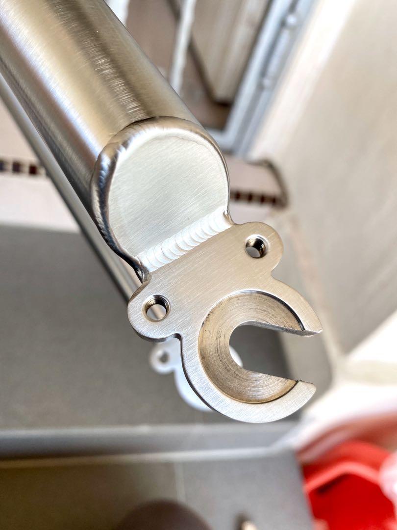 26” Mtb Titanium Rigid Fork V brake, Sports Equipment, Bicycles & Parts ...