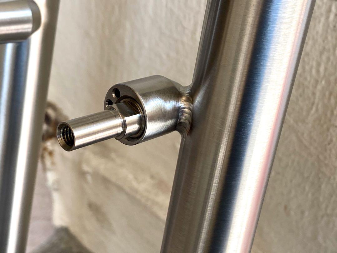 26” Mtb Titanium Rigid Fork V brake, Sports Equipment, Bicycles & Parts ...