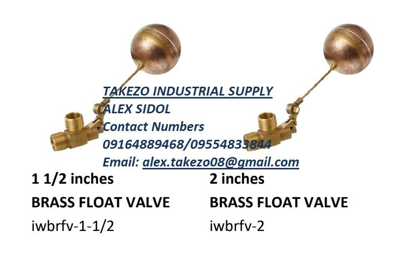 2 inches BRASS FLOAT VALVE iwbrfv-2, Commercial & Industrial ...
