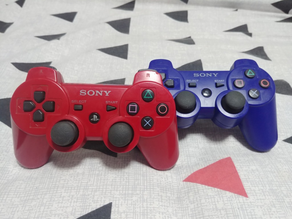 2 sets Sony playstation PS3 Controller ( dualshock 3 wireless), Video ...