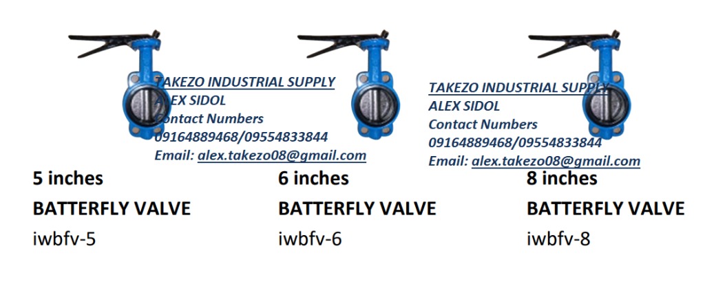 8 inches BATTERFLY VALVE iwbfv-8, Commercial & Industrial, Construction ...