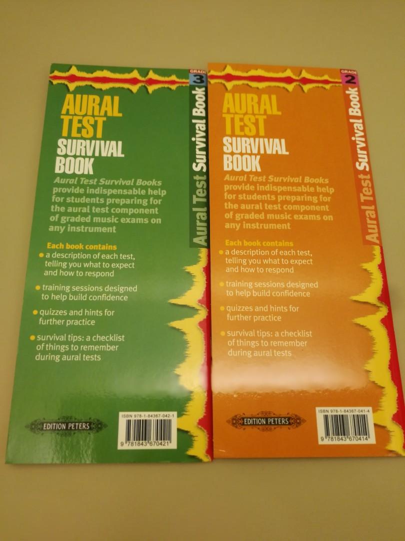ABRSM Trinity Aural Test Survival Books (Grade 2 and 3), Hobbies & Toys ...