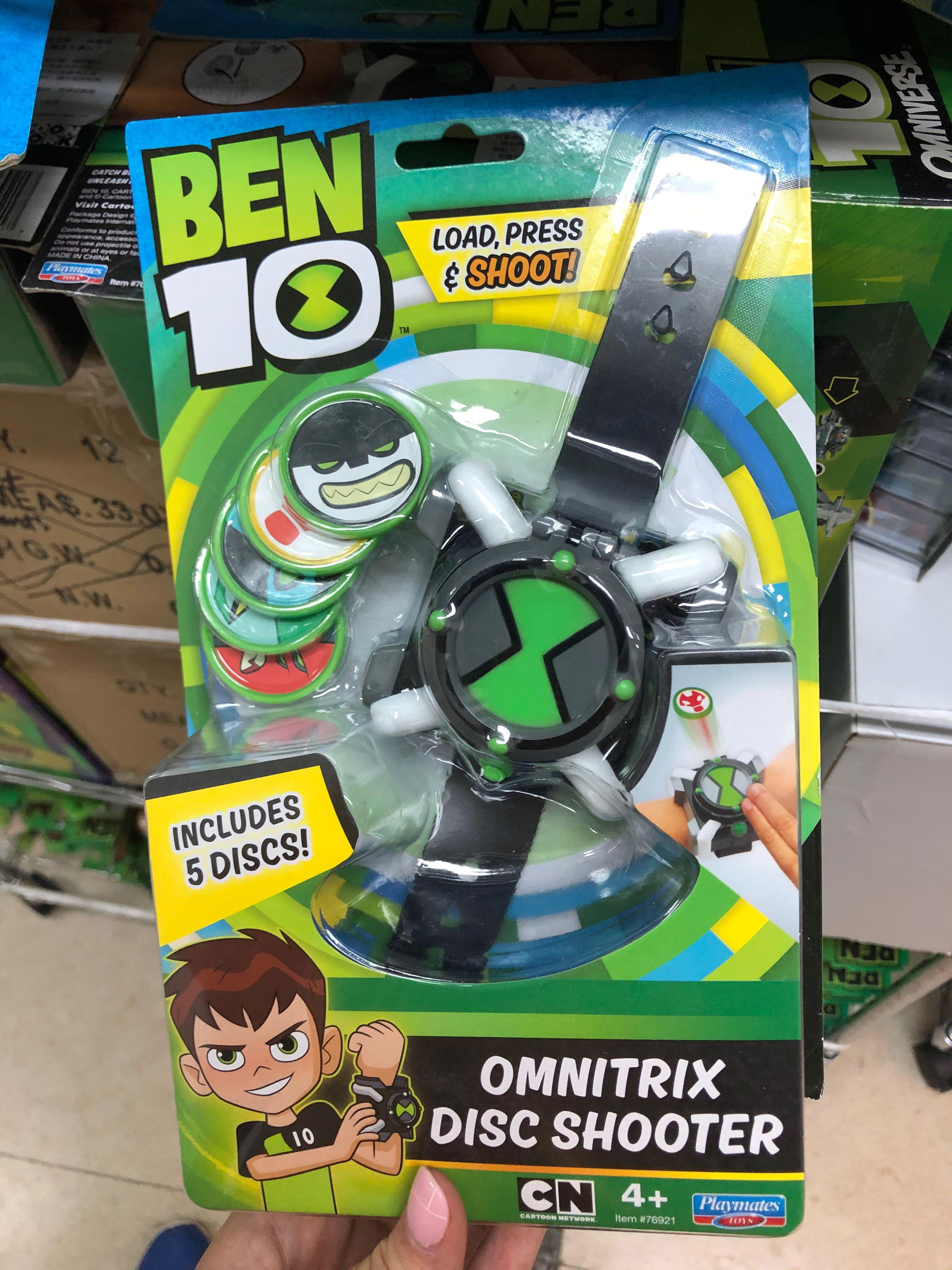 Ben 10 Omnitrix Disc Shooter and Omni-Lavnch, 興趣及遊戲, 玩具 & 遊戲類 - Carousell