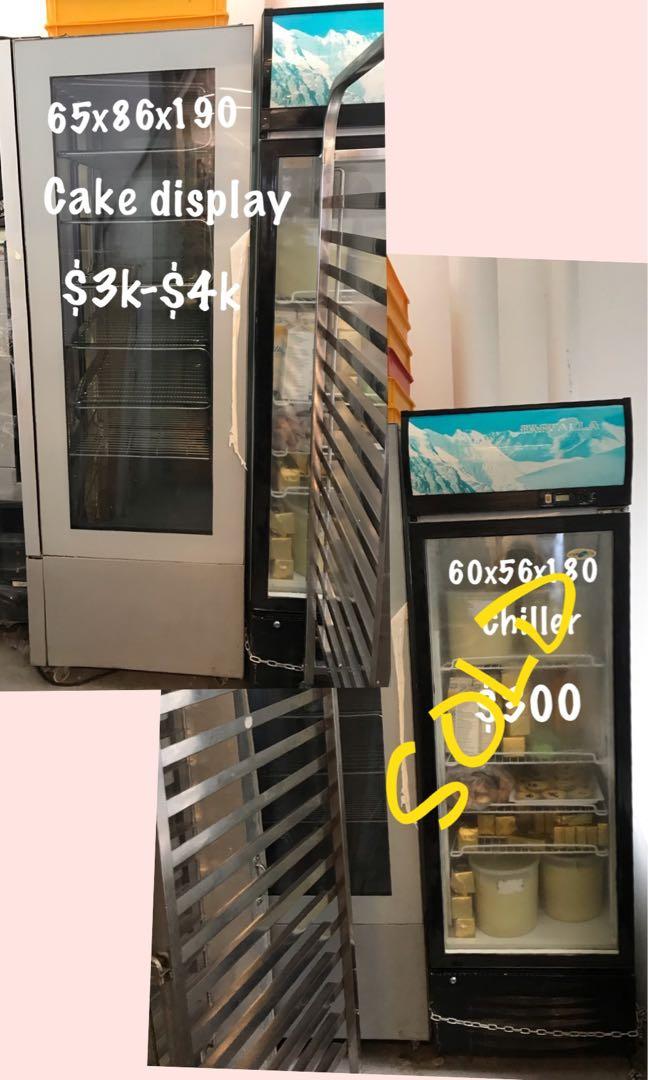 Commercial Bun Steamer, bread slicer, chiller & Glassdoor display ...