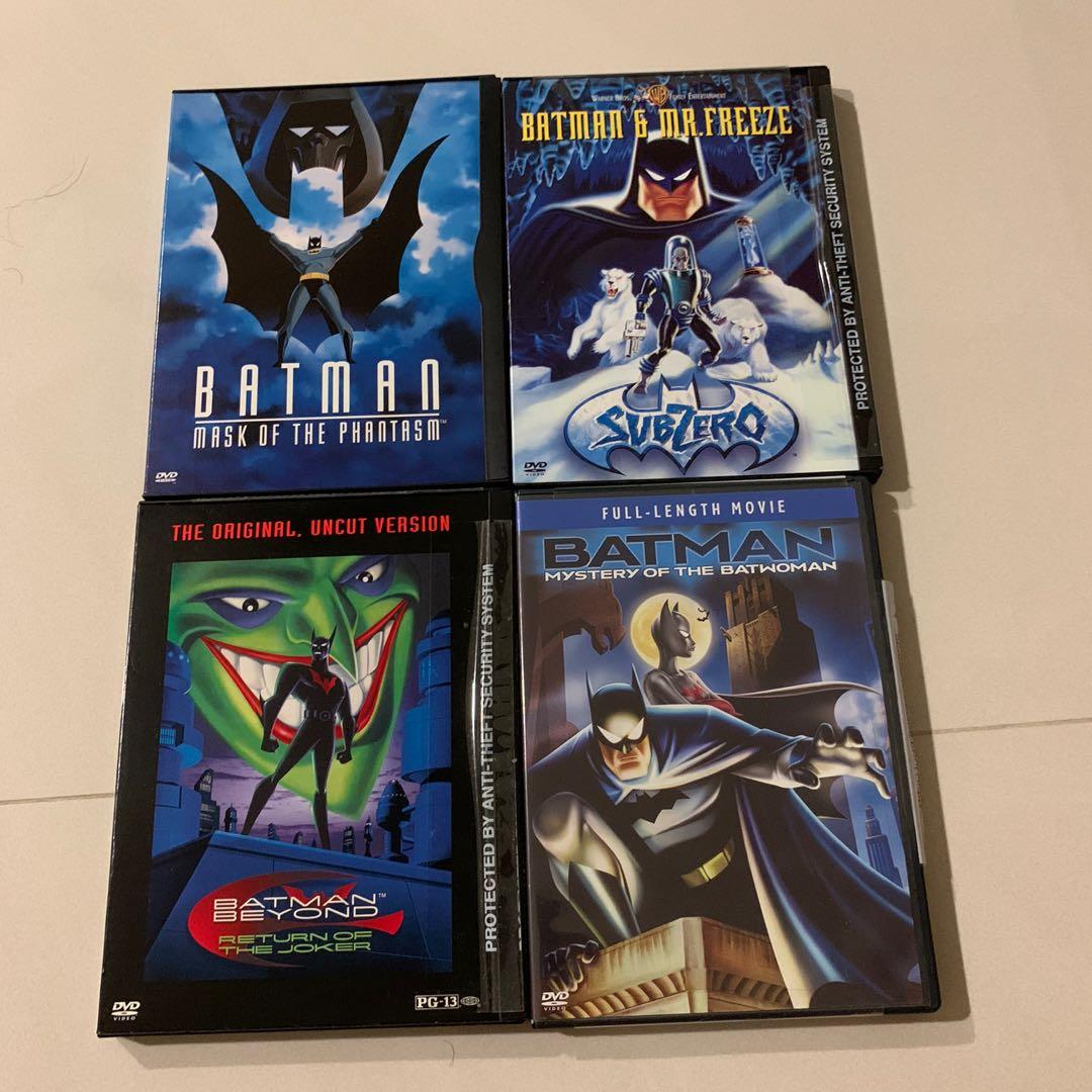 DCAU Batman movie DVDs, Hobbies & Toys, Music & Media, CDs & DVDs on ...